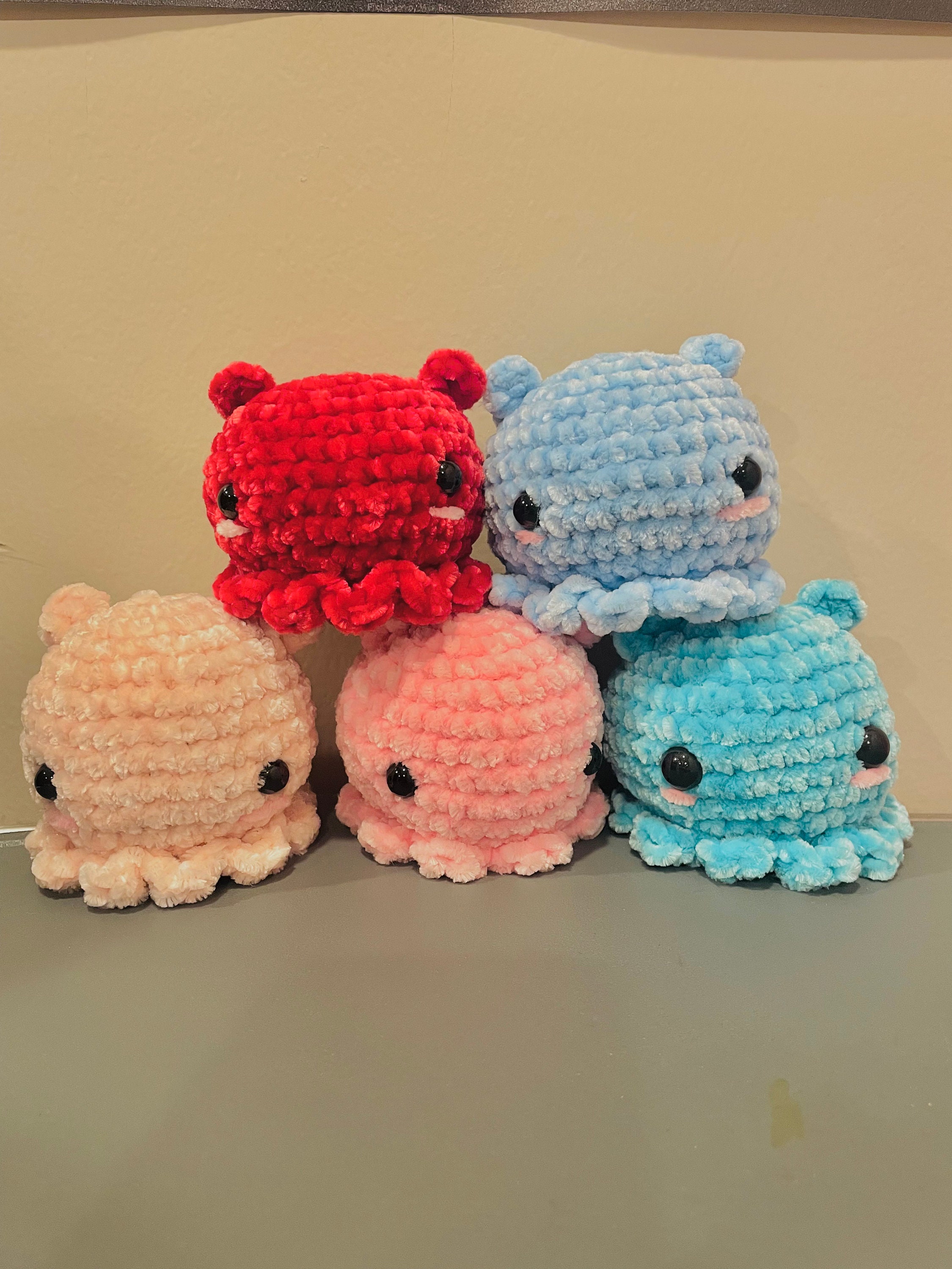 Cute Flapjack Octopus Mini Crochet Plush - Etsy