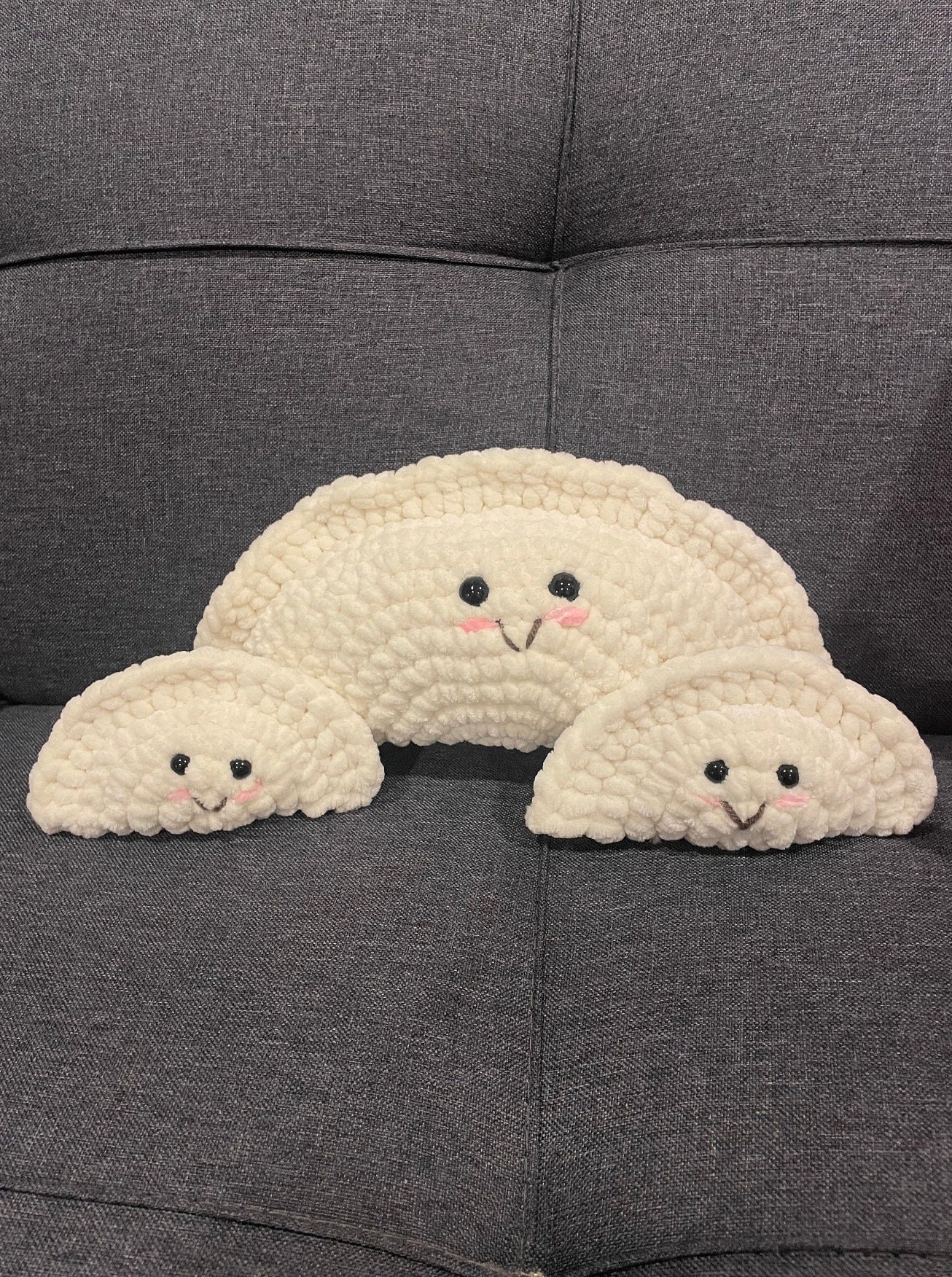 Cute Mini and Big Crochet Pierogi / Dumpling Pdf Pattern (PDF ONLY ...