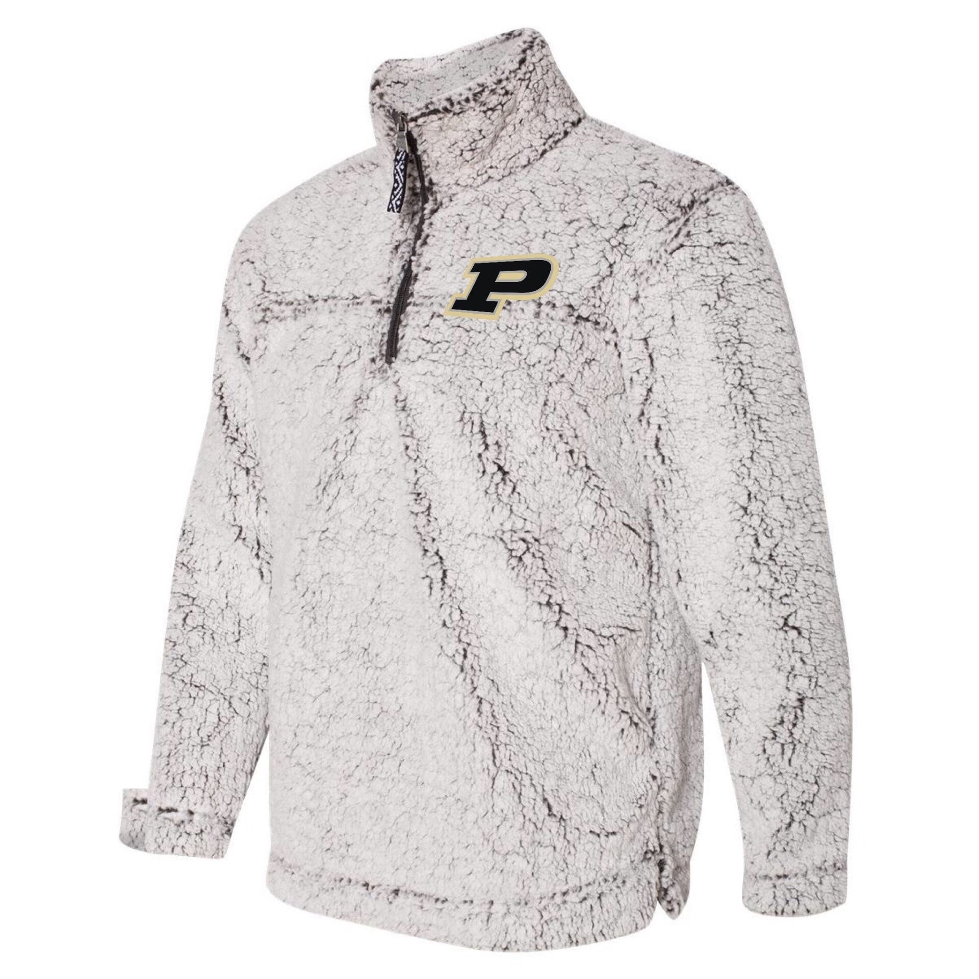 Purdue University Sherpa Quarter Zip Pullover - Etsy