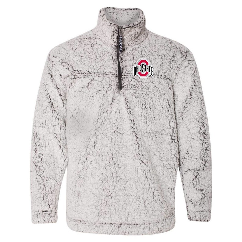 Ohio State University Sherpa Quarter Zip Pullover - Etsy
