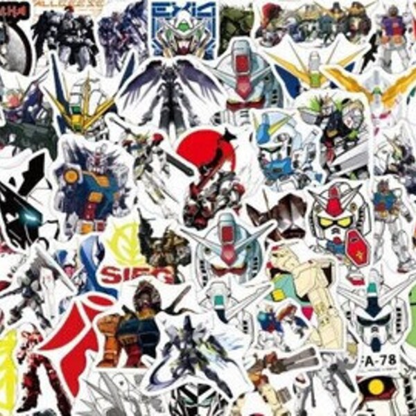 Gundam Sticker - Etsy