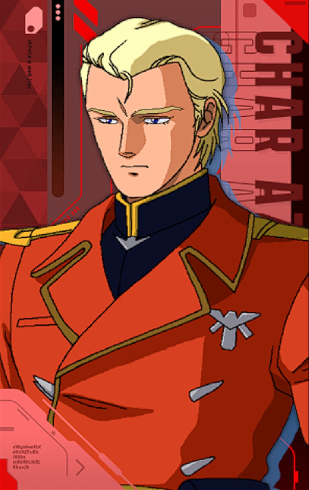 Char Aznable CCA Uniform Portrait Gundam Evolution Holographic ...