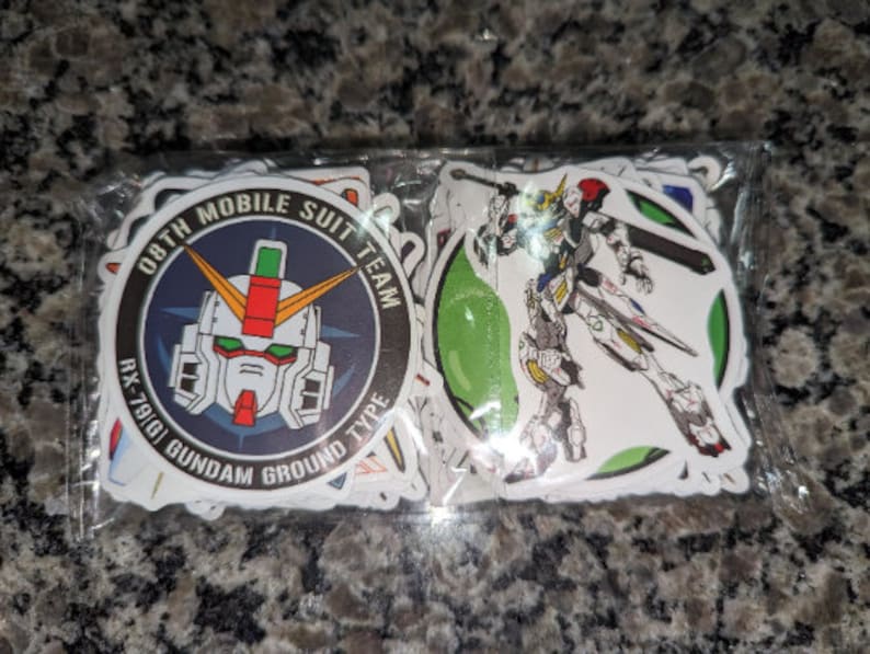 Gundam Stickers 100pcs Waterproof Random Pack - Etsy