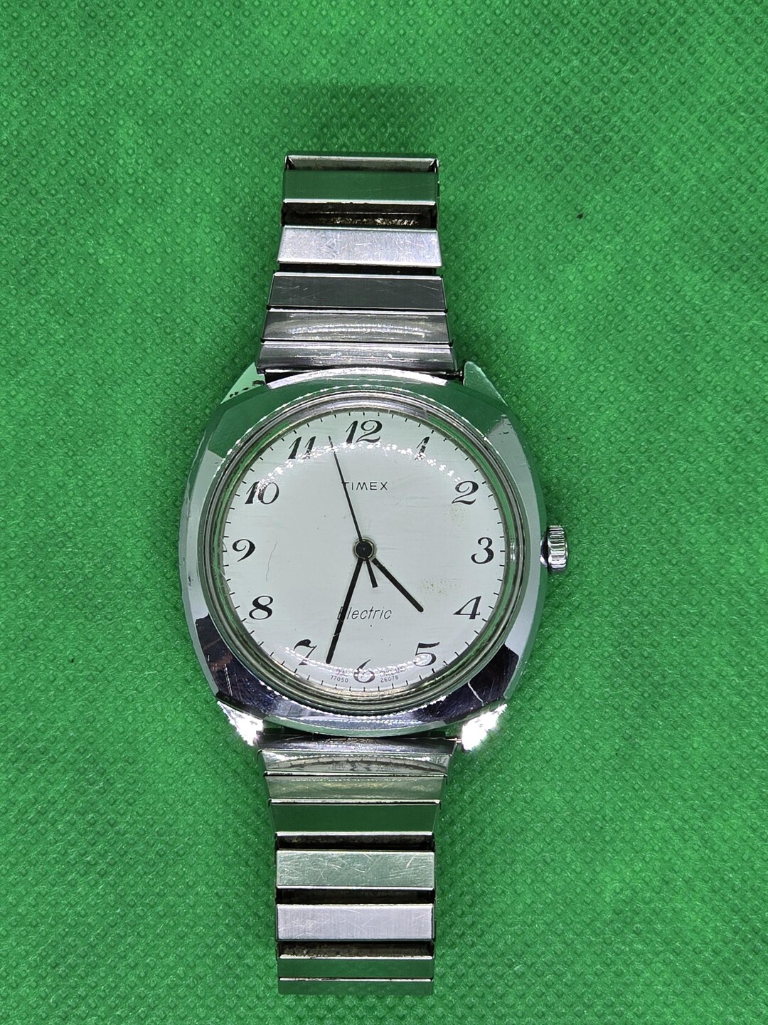 Men's Timex A Cell Electric Vintage Watch W/stainless Steel Band - Etsy