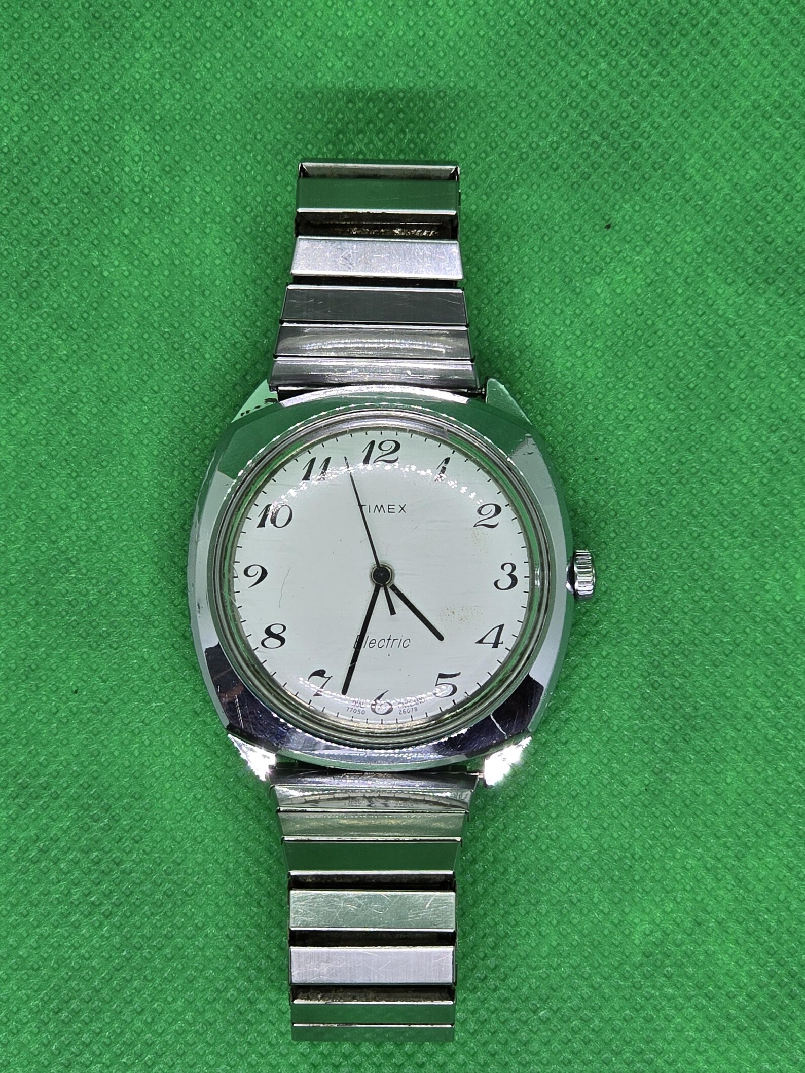 Men's Timex A Cell Electric Vintage Watch W/stainless Steel Band - Etsy