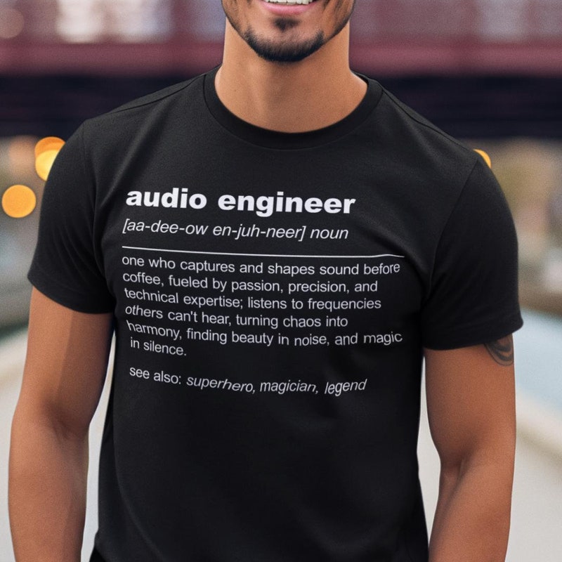 Audio Engineer Shirt - Etsy