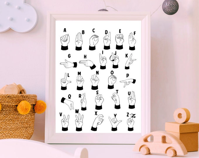 American Sign Language ASL Digital Download ONLY - Etsy Canada