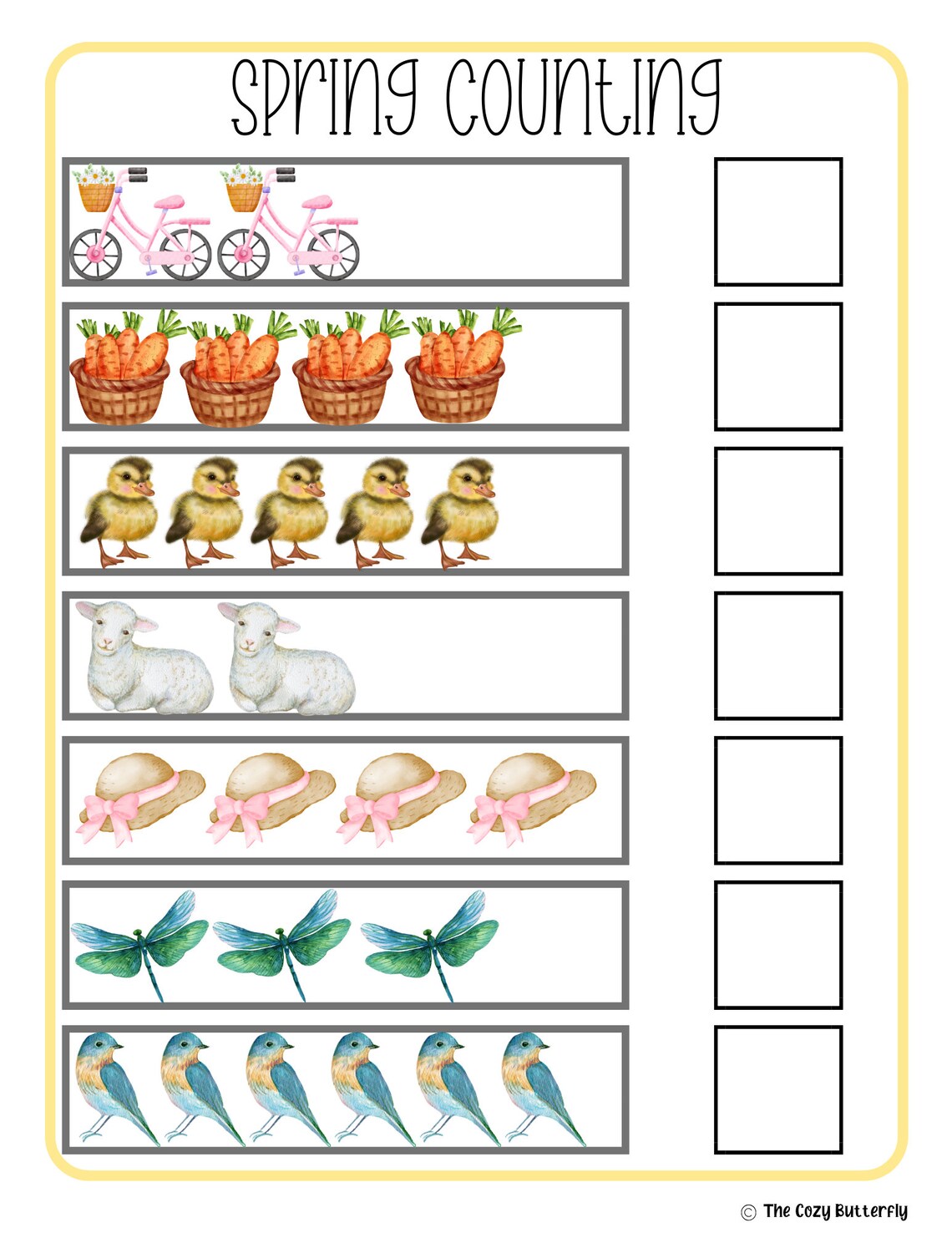 Spring Preschool Packet, Preschool Worksheets, Preschool Printable ...