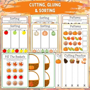 Fall Preschool Bundle: Fun Fall Worksheets/activities for Kids ...