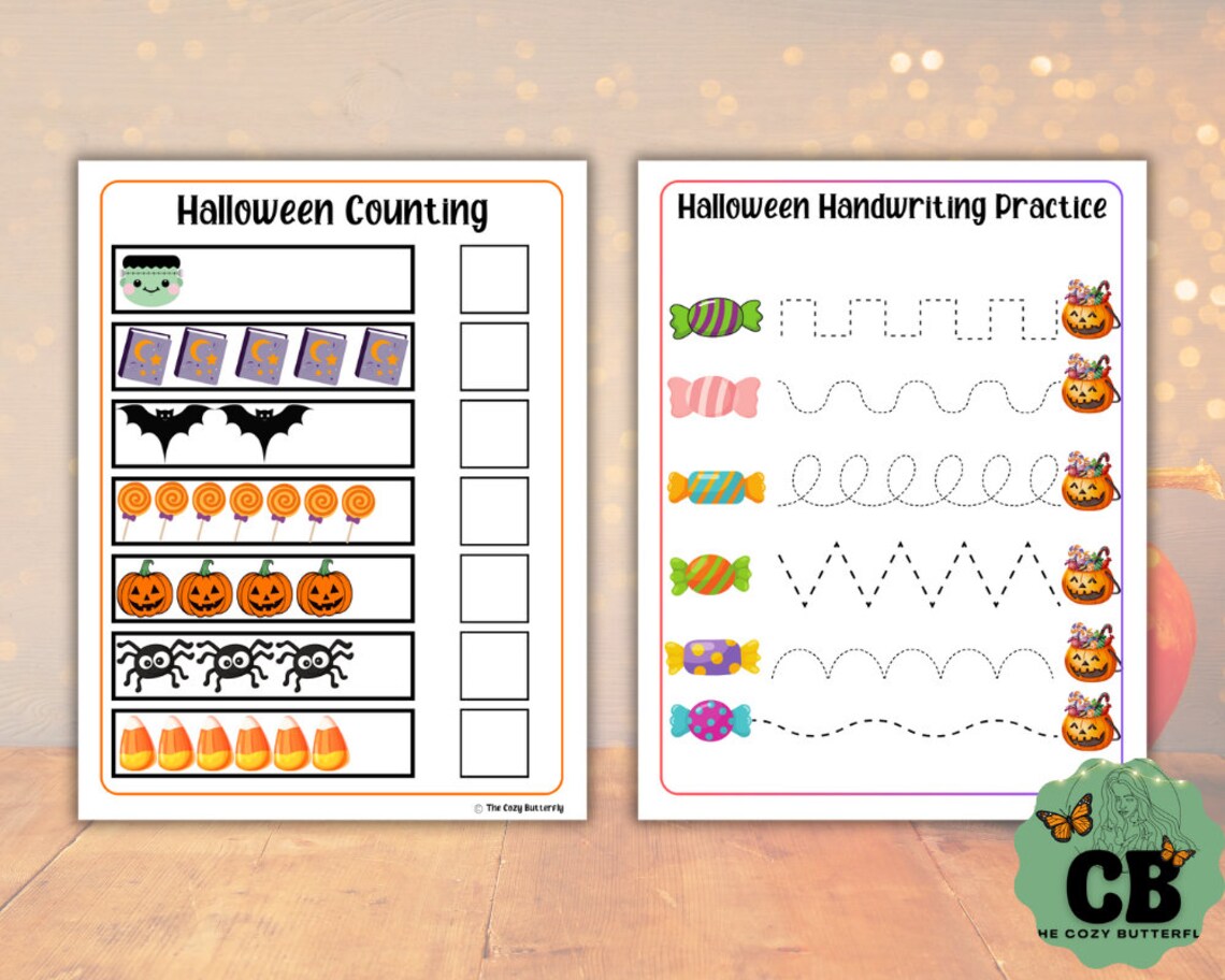 Halloween Preschool Packet, Halloween Preschool Printable, Homeschool ...
