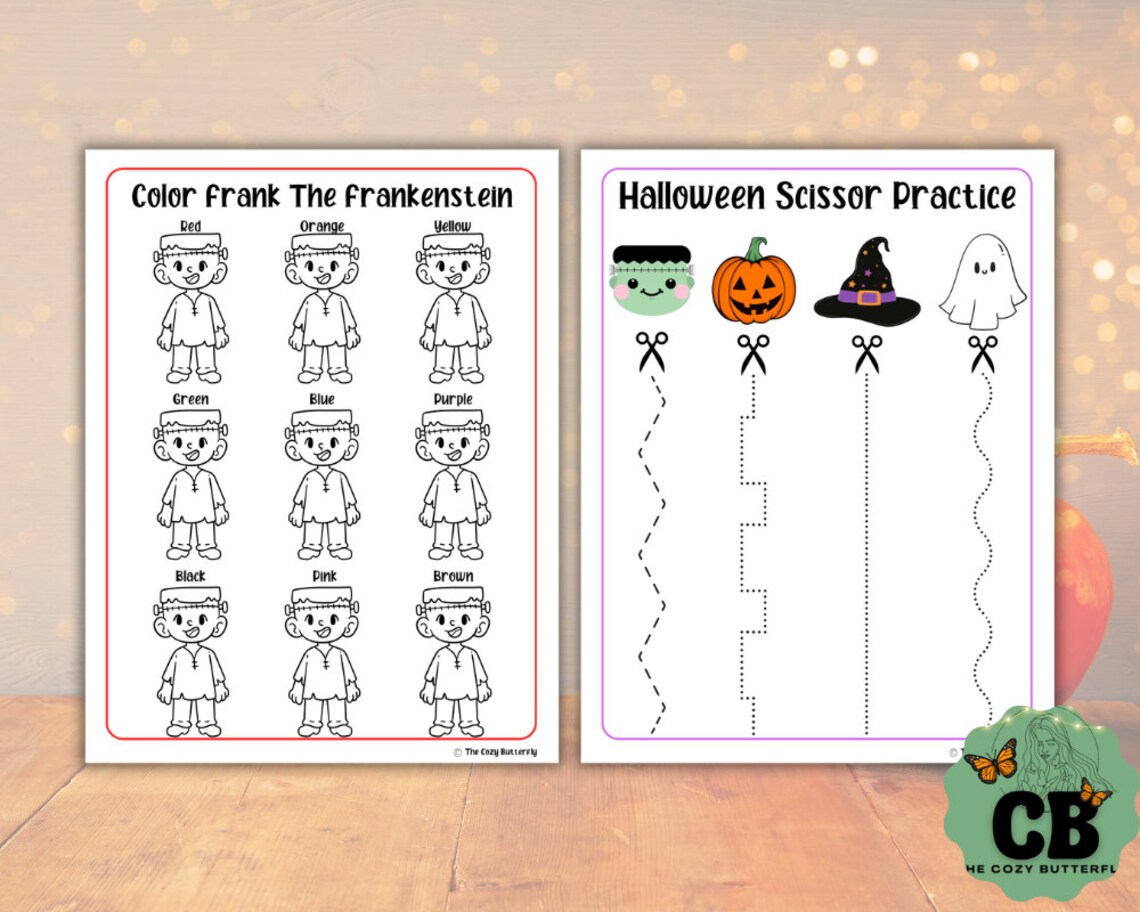 Halloween Preschool Packet, Halloween Preschool Printable, Homeschool ...
