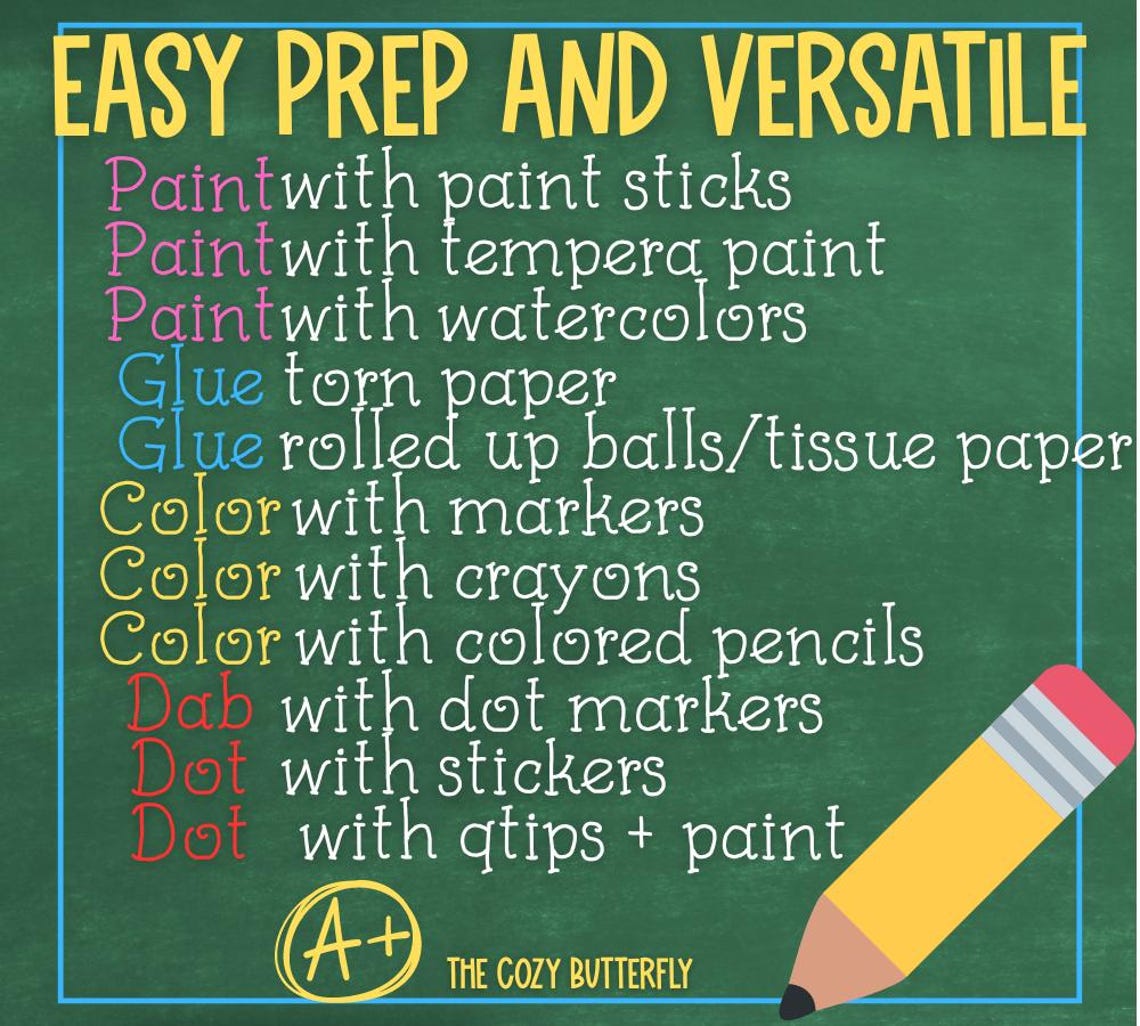 Easy Preschool Craft Kit, Kindergarten + Pre K Craft, Homeschool Crafts ...