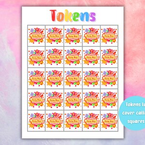 Candyland Bingo, Candy Theme Game, 20 Bingo Cards, Kids Candy Game ...