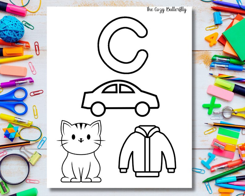 26 Printable Alphabet Coloring Pages, ABC Worksheets for Kids ...