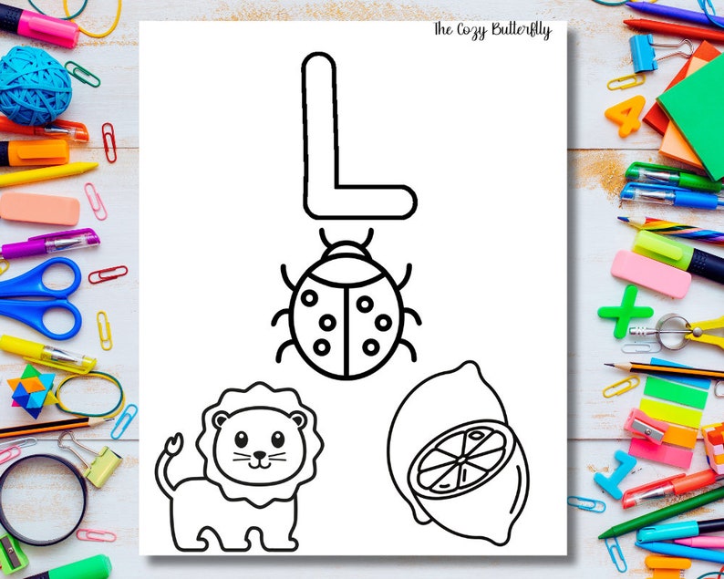 26 Printable Alphabet Coloring Pages, ABC Worksheets for Kids ...