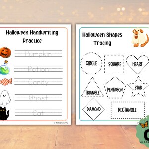 Halloween Preschool Packet, Halloween Preschool Printable, Homeschool ...