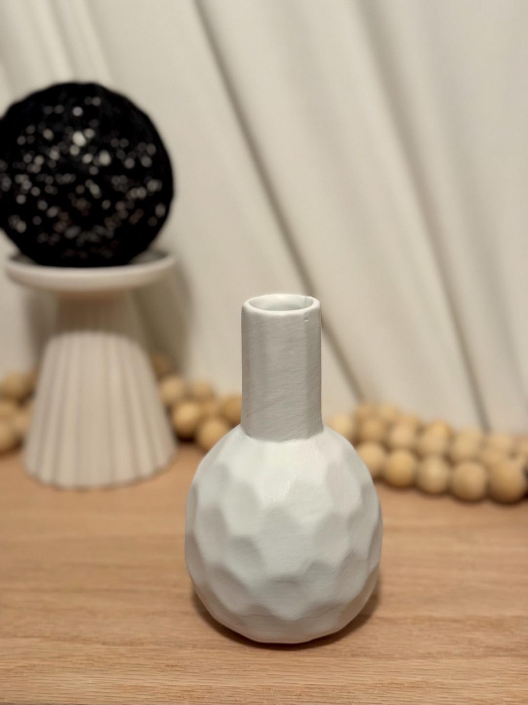 Long Neck Angular Vase - Etsy