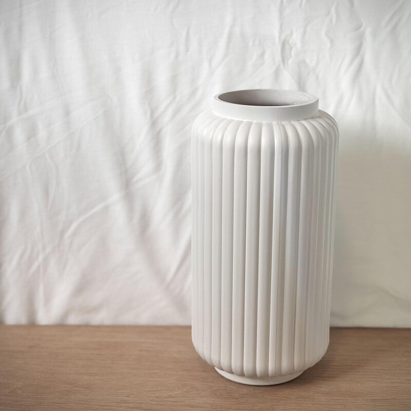 Fluted Vase - Etsy