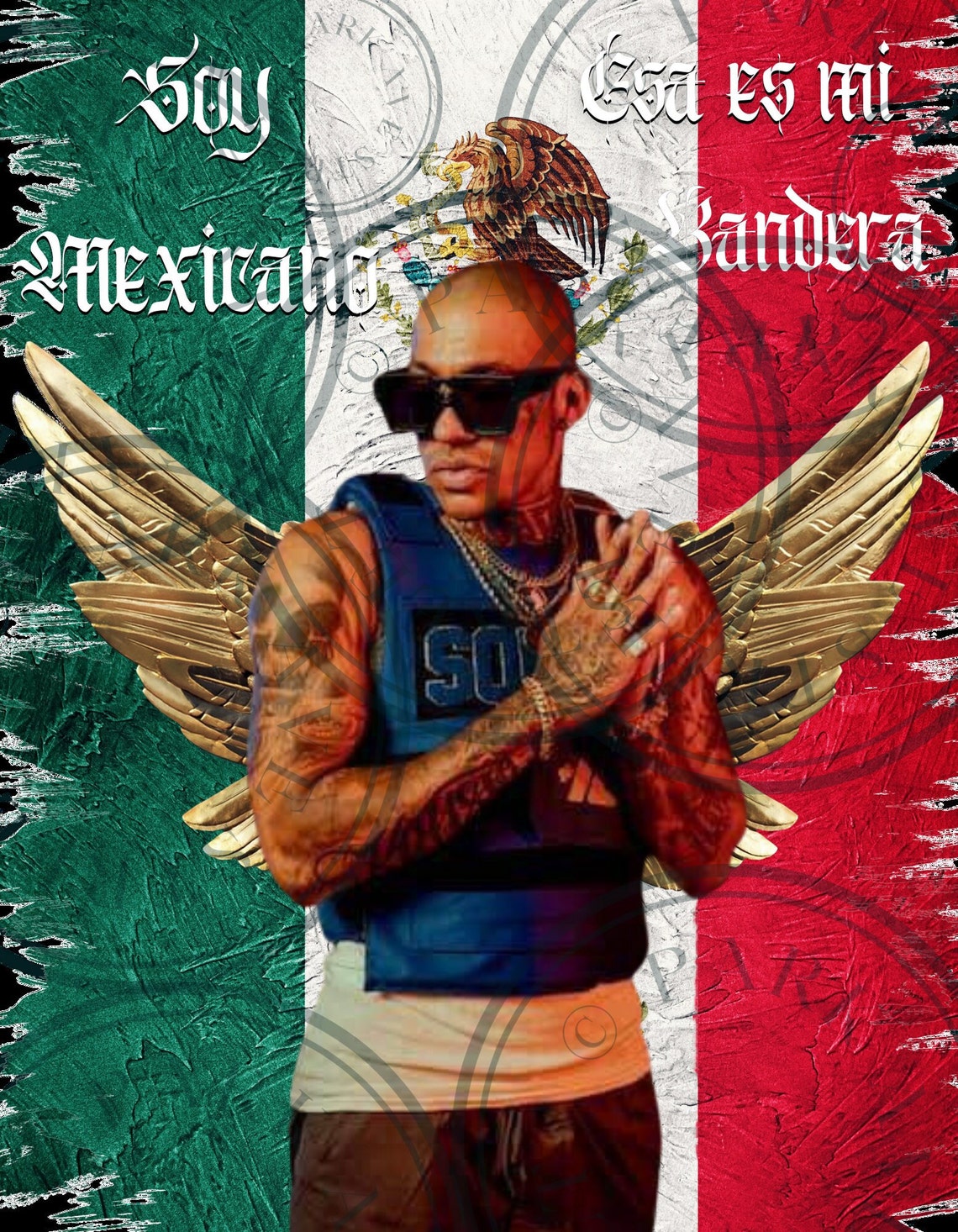 Lefty SM PNG Mexican Flag soy Mexicano Este Es Mi Bandera - Etsy