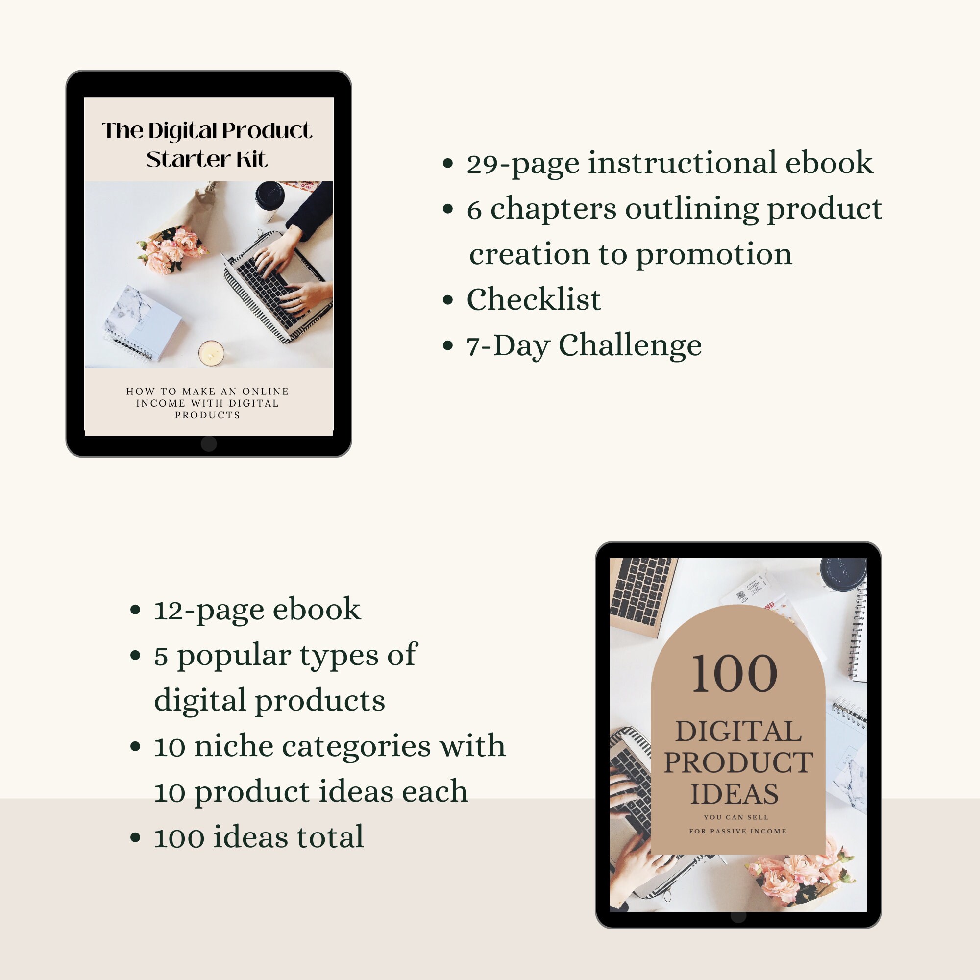 Ebook Bundle Digital Product Starter Kit I00 Digital Product Ideas You ...