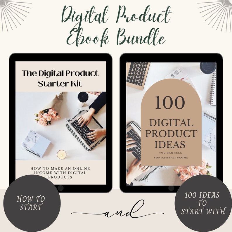Ebook Bundle Digital Product Starter Kit I00 Digital Product Ideas You ...