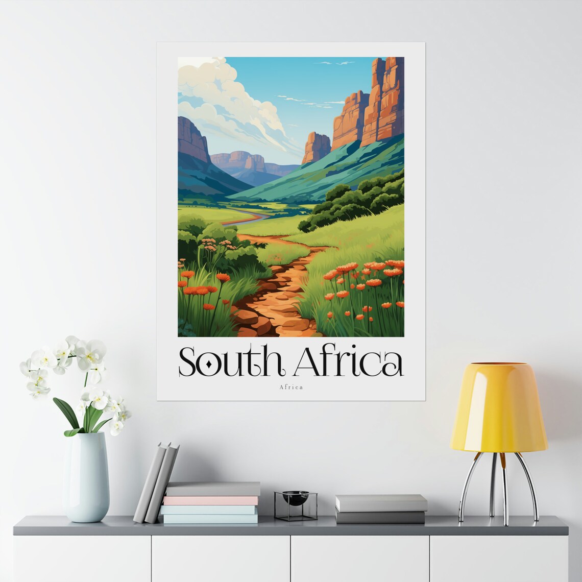 South Africa Poster, South Africa Poster, South Africa Gift, Africa ...