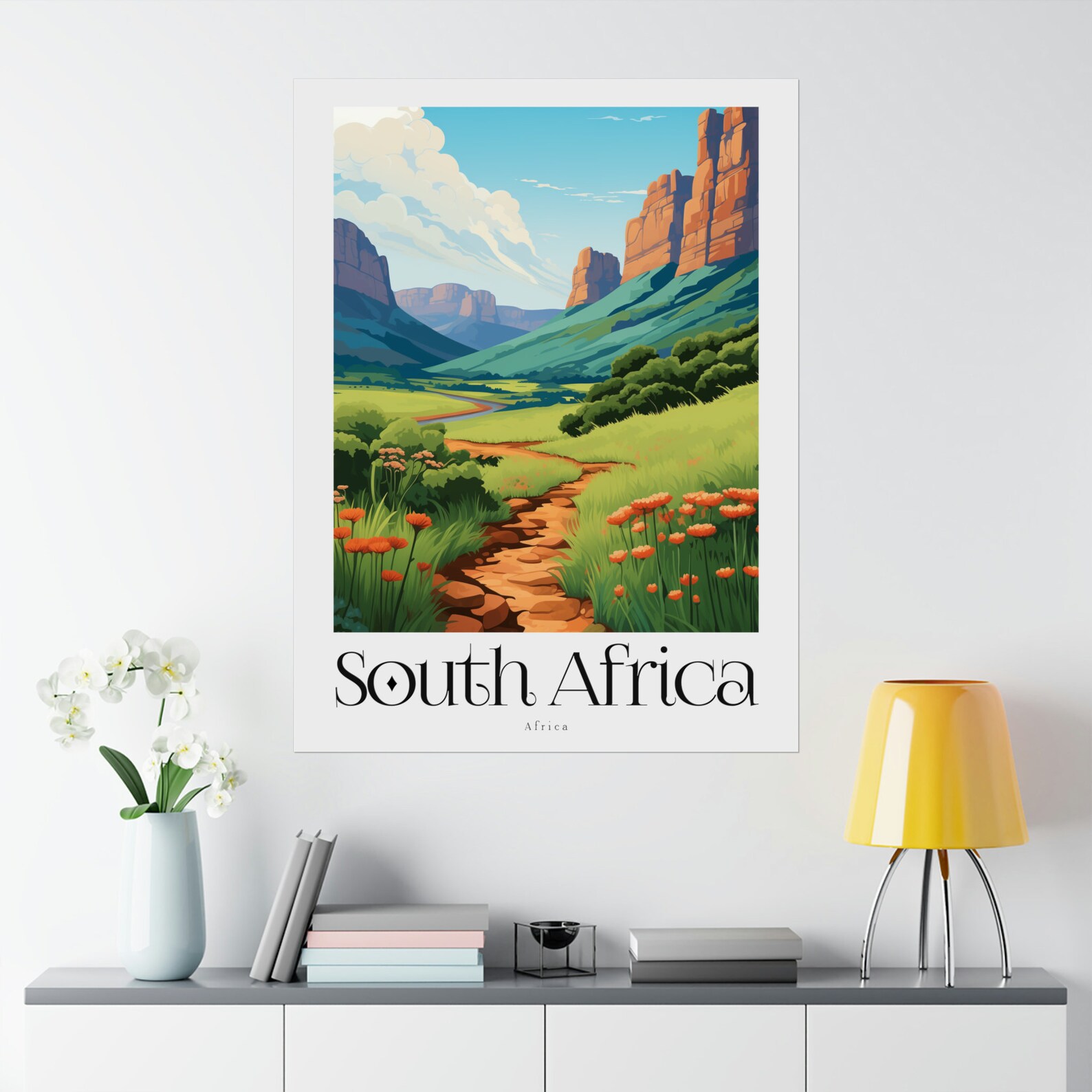 South Africa Poster, South Africa Poster, South Africa Gift, Africa ...