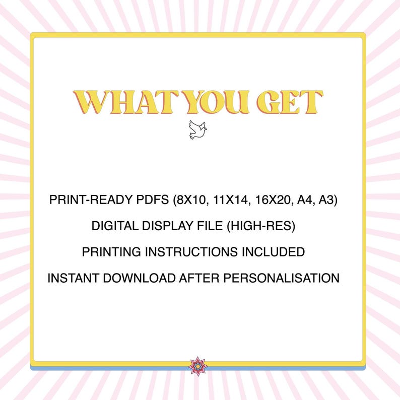 Groovy Retro Welcome Sign, Young Wild Three Birthday Poster (digital ...