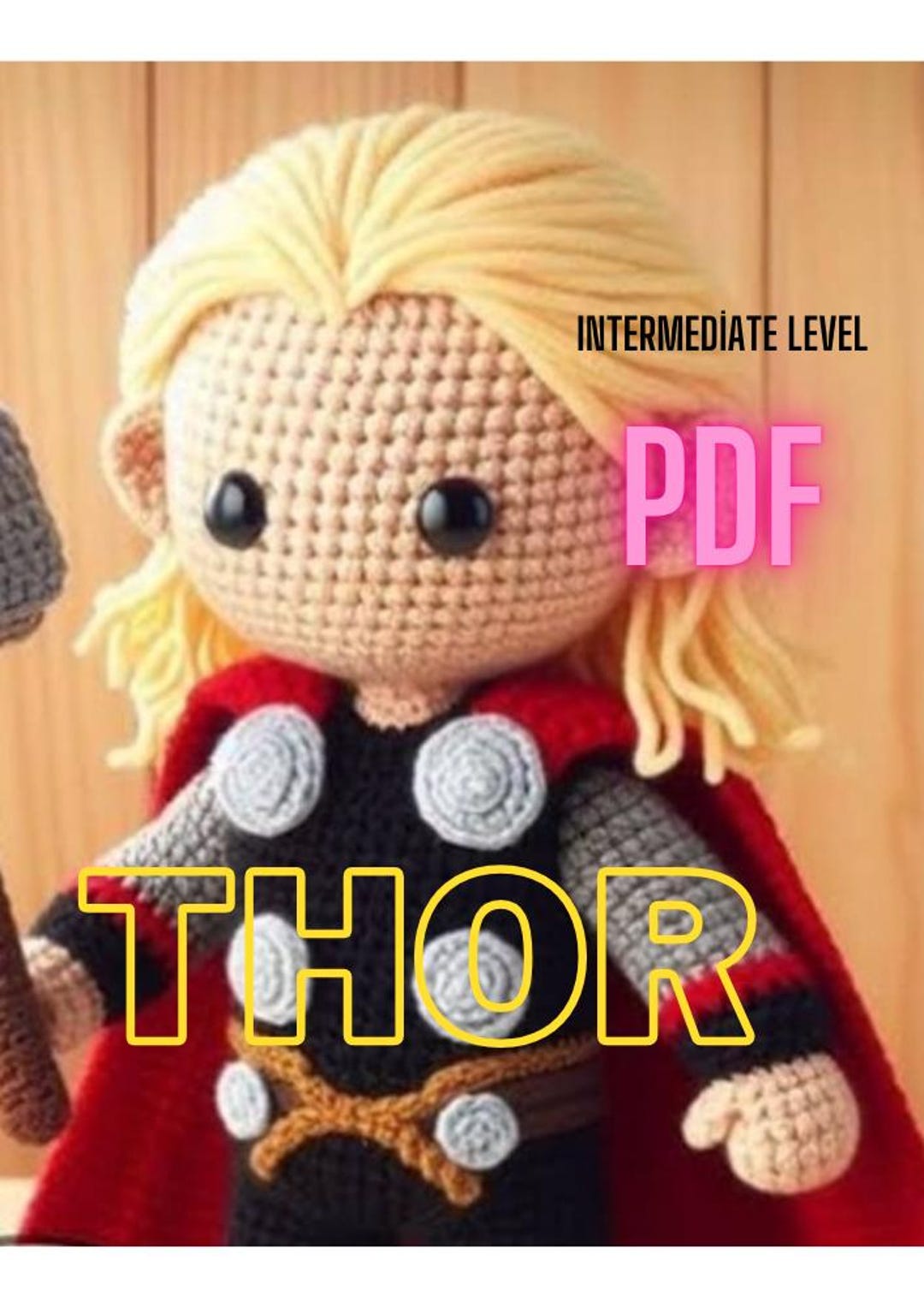 Amigurumi Thor Crochet Pattern – Superhero Inspired Toy (PDF Pattern ...