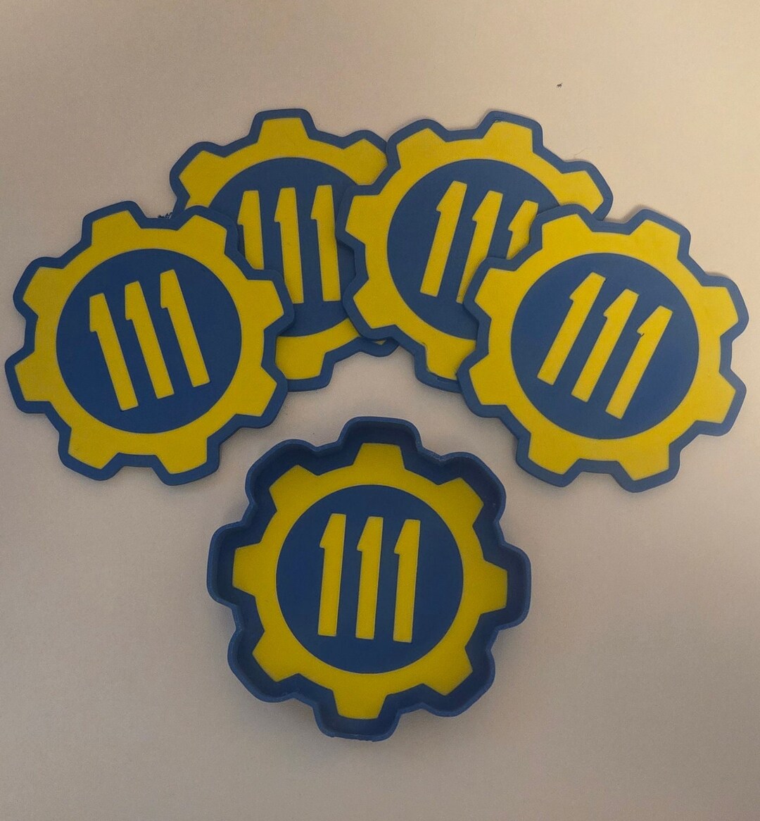 Fallout Vault Tech 111 Coasters and Holder - Etsy