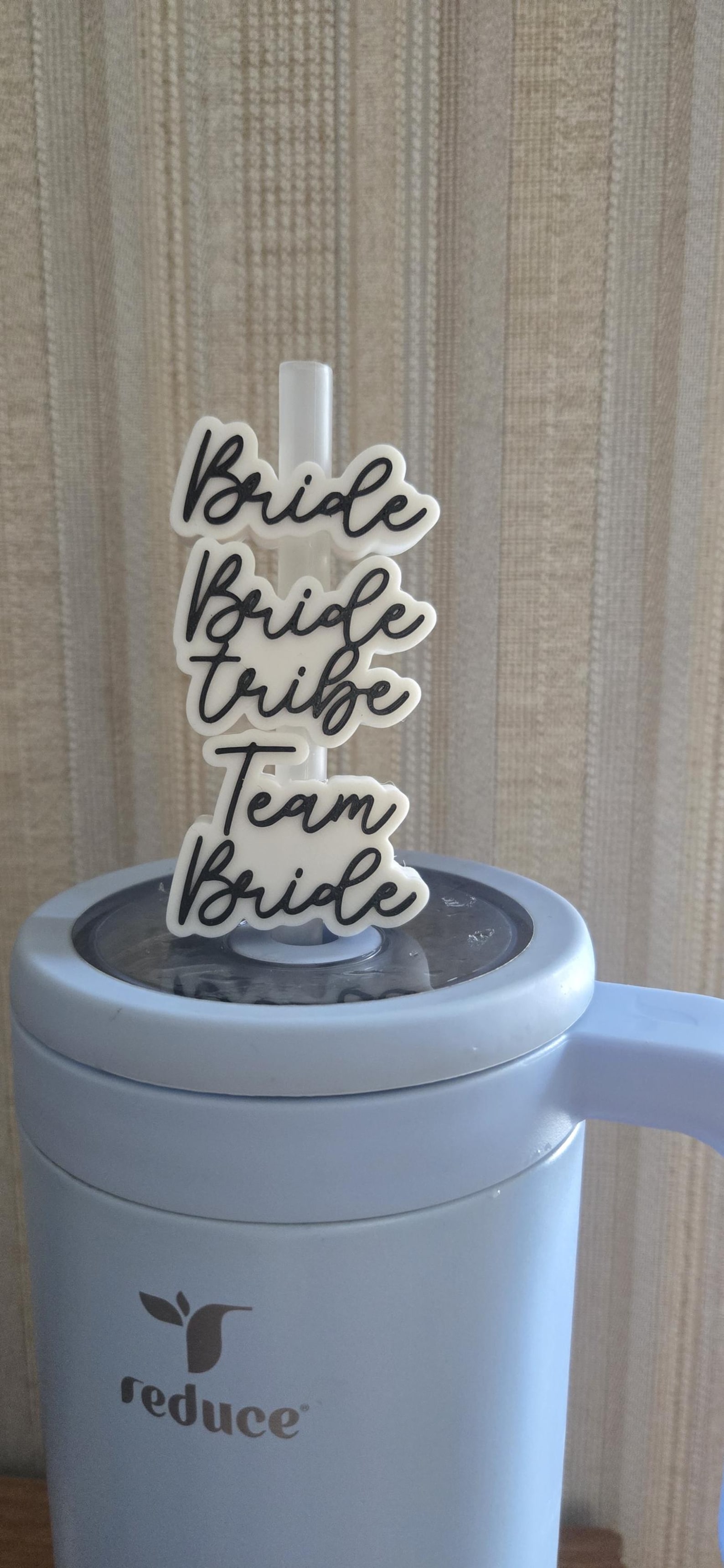 3D Printed Wedding Straw Toppers: Bridal Party Favors - Etsy