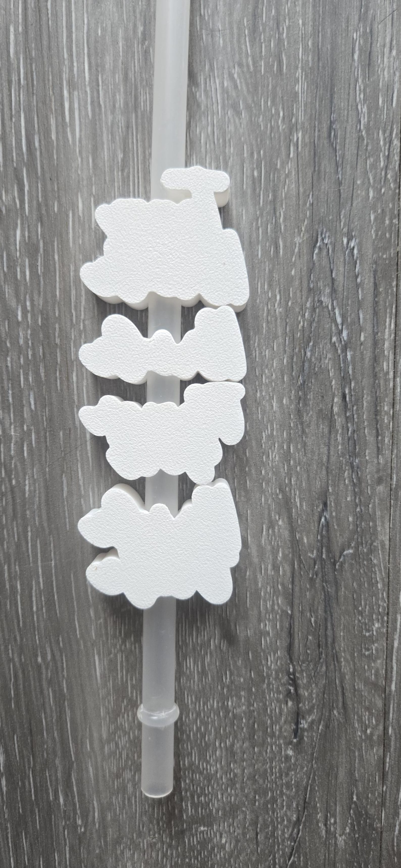 3D Printed Wedding Straw Toppers: Bridal Party Favors - Etsy