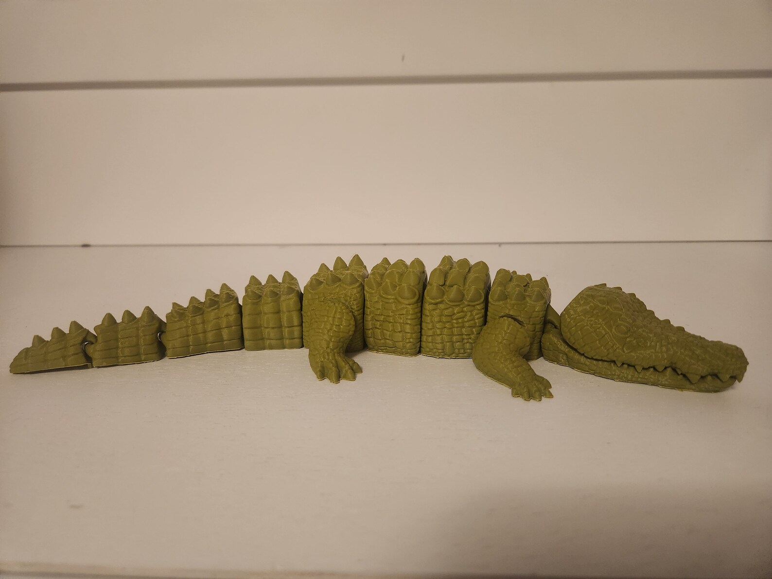 Articulated Crocodile 3d Printed Toy Etsy