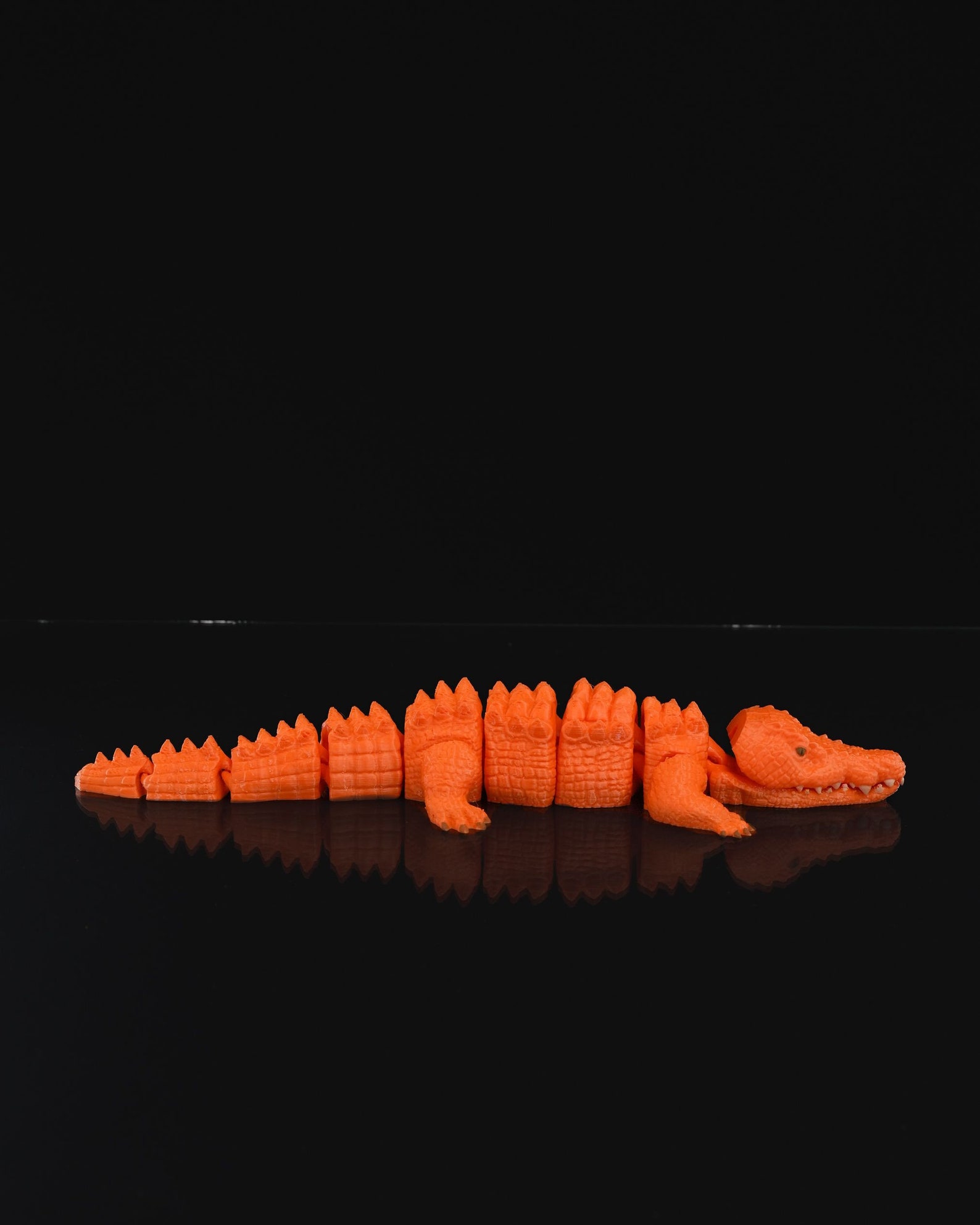 Articulated Crocodile 3d Printed Toy Etsy