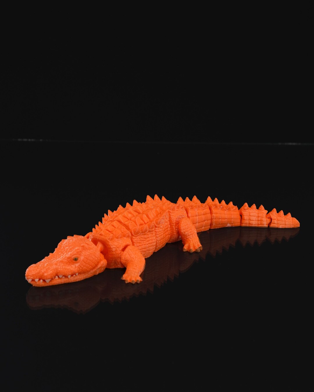 Articulated Crocodile 3d Printed Toy Etsy
