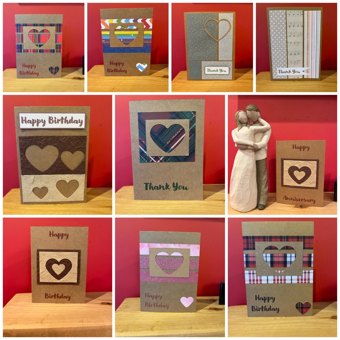 Premade or DIY Greetings Cards/greetings Card Making Kits - Etsy