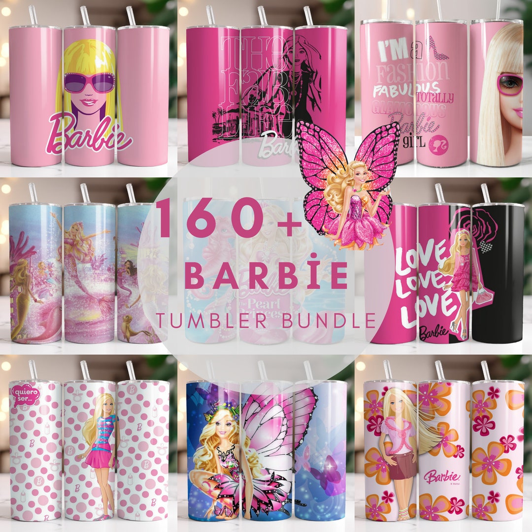 160 Barbie Tumbler Wrap Bundle 20oz Skinny Tumbler Wrap 20 Etsy Australia