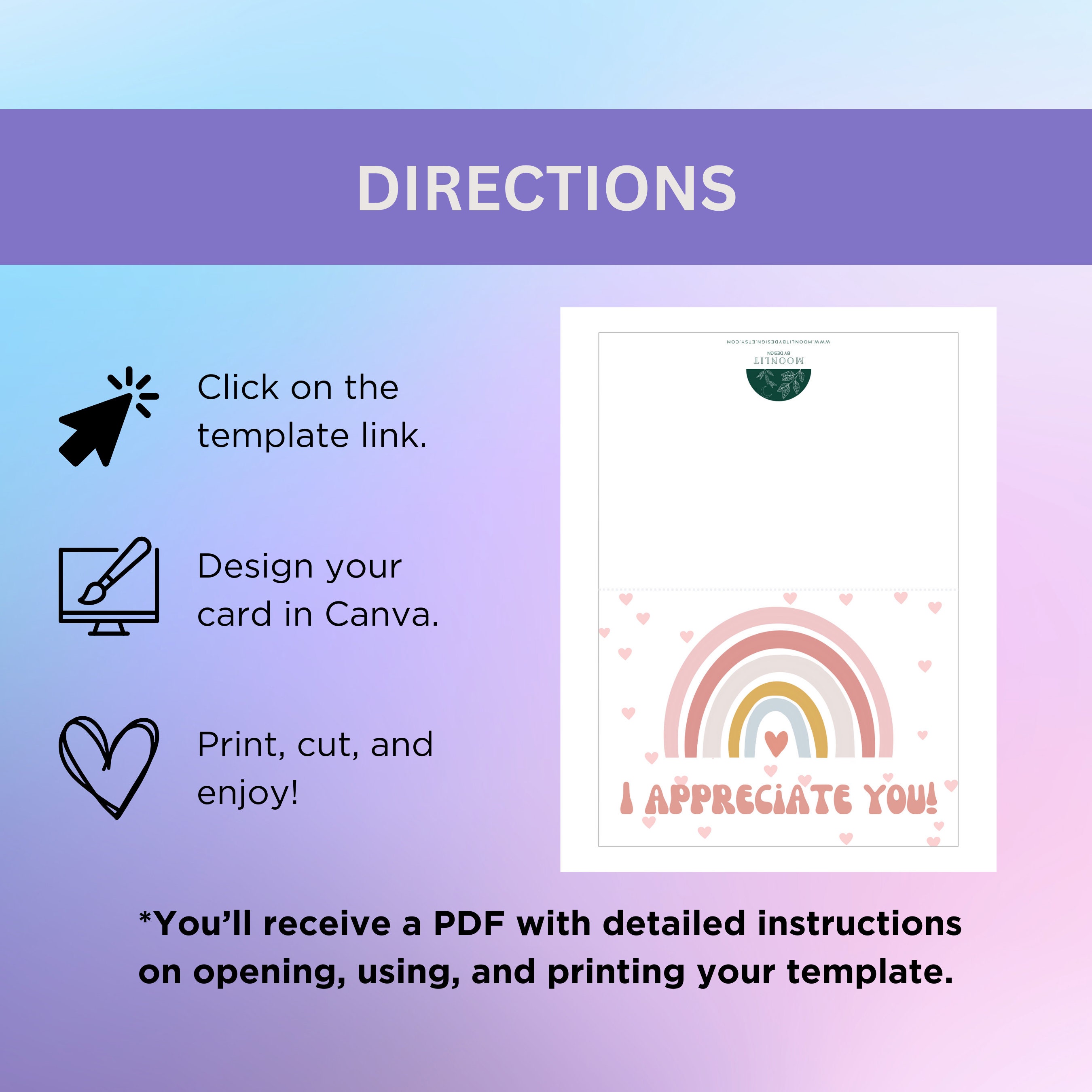 Printable Greeting Card Canva Template Bundle 5x7 4x6 Editable - Etsy UK