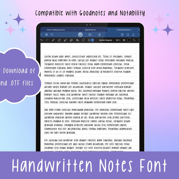 Digital Reading Journal for Goodnotes Digital Reading Tracker for iPad ...