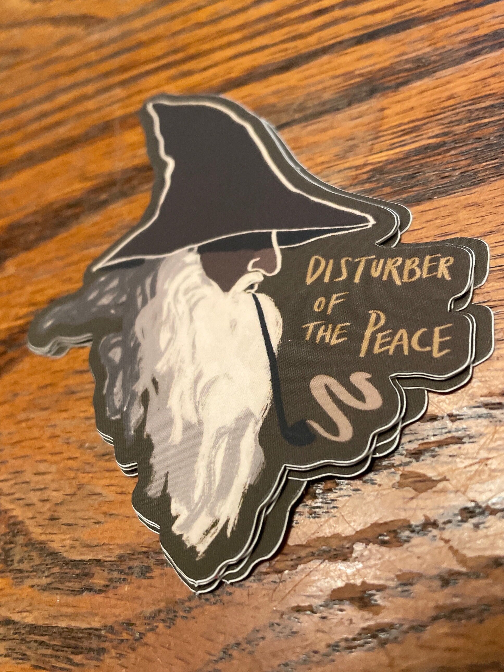 Gandalf Disturber of the Peace Vinyl Sticker - Etsy