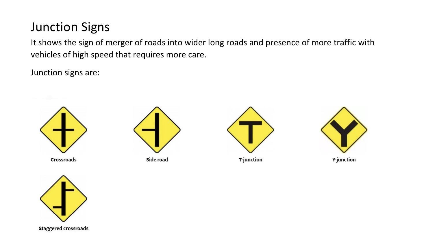 Irish Road Signs PDF | Road Signs Ireland Quick Guide | RSA Driving ...
