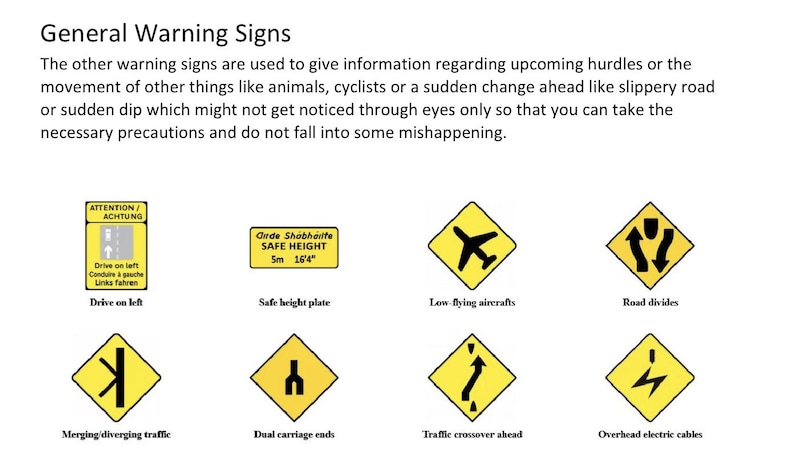 Irish Road Signs PDF | Road Signs Ireland Quick Guide | RSA Driving ...