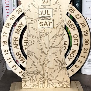 Calendar Wheel DIY Laser Project - 4 Fronts and Fully Customizable ...