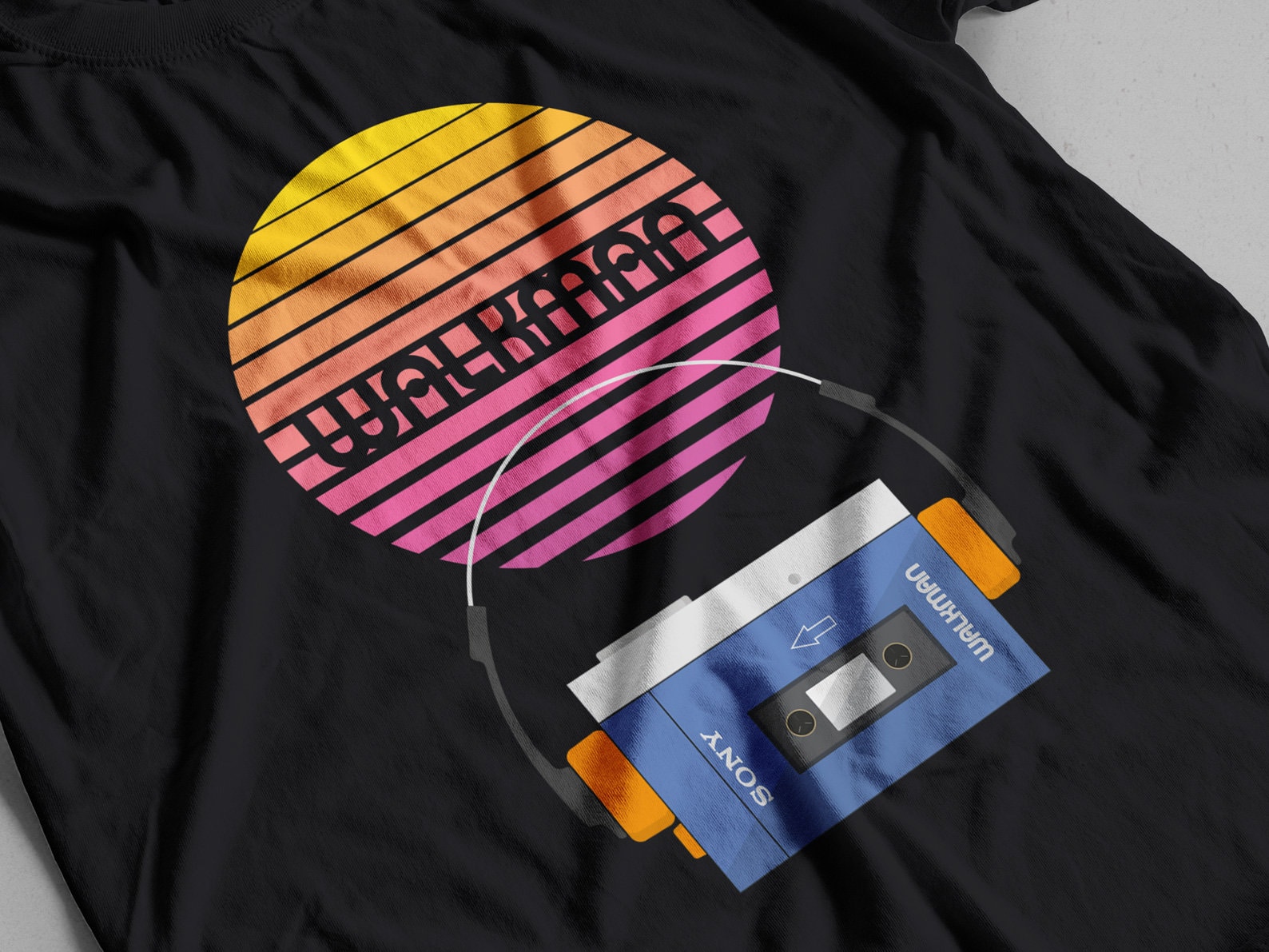 Walkman 80s Retro T-shirt - Etsy