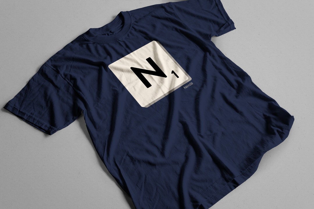N1 Word Nerd, Scrabble Inspired Nerdé T-shirt - Etsy
