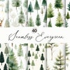 Nordic Winter Digital Paper Pack: Scandinavian Christmas Patterns ...