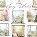25 Watercolor Spring Windows Clipart Spring Window Scene Spring ...