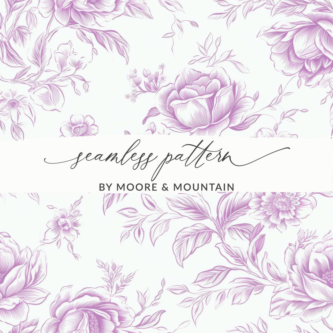 Chinoiserie Pattern Purple Chinoiserie Floral Pattern Lavender Chinese ...