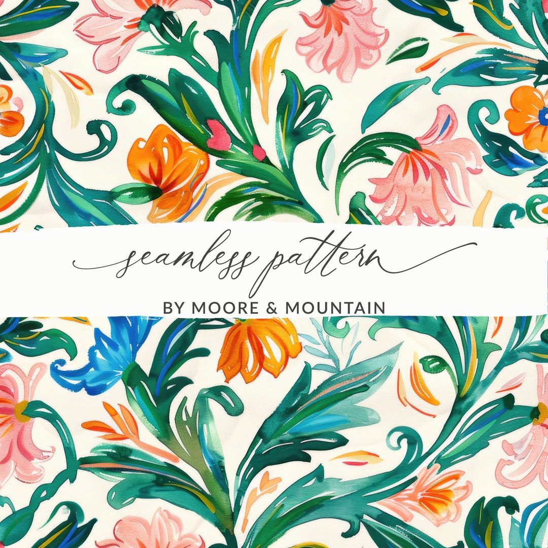 Mexican Talavera Seamless Pattern File for Commercial Use, Mexican ...