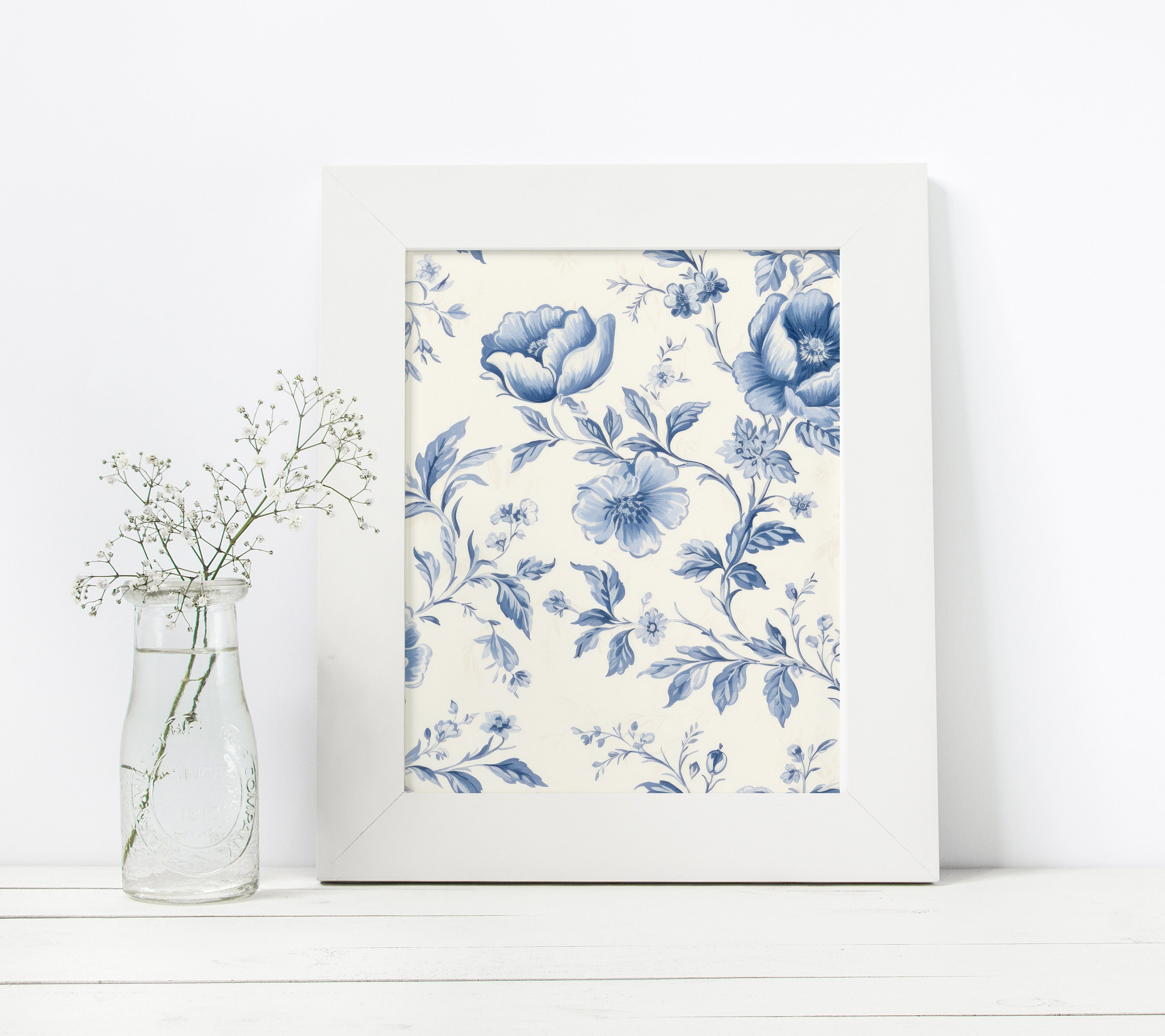 Chinoiserie Pattern Blue Chinoiserie Floral Pattern Blue Chinese Floral ...